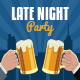 Late Night Party Flyer, Print Templates | GraphicRiver