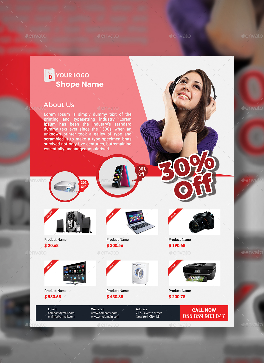 Product Flyer, Print Templates | GraphicRiver