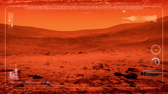 Mars Rover POV On Planet Surface, Motion Graphics | VideoHive