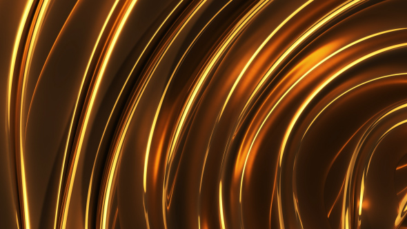 Wavy Gold Background, Motion Graphics | VideoHive