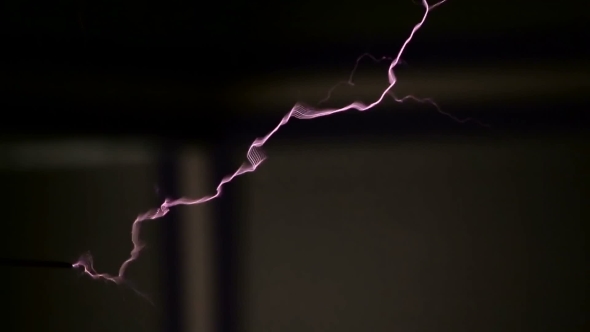 High Voltage Electrical Discharge Generated, Stock Footage | VideoHive