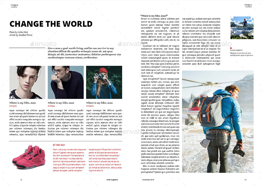 Magazine Bundle, Print Templates | GraphicRiver