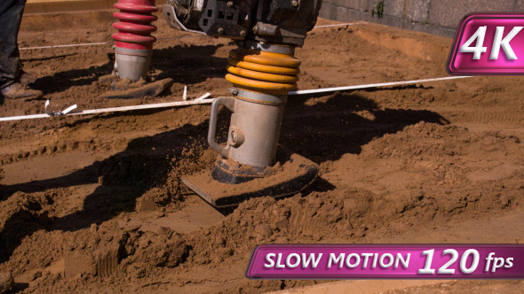 Ground Ramming, Stock Footage | VideoHive