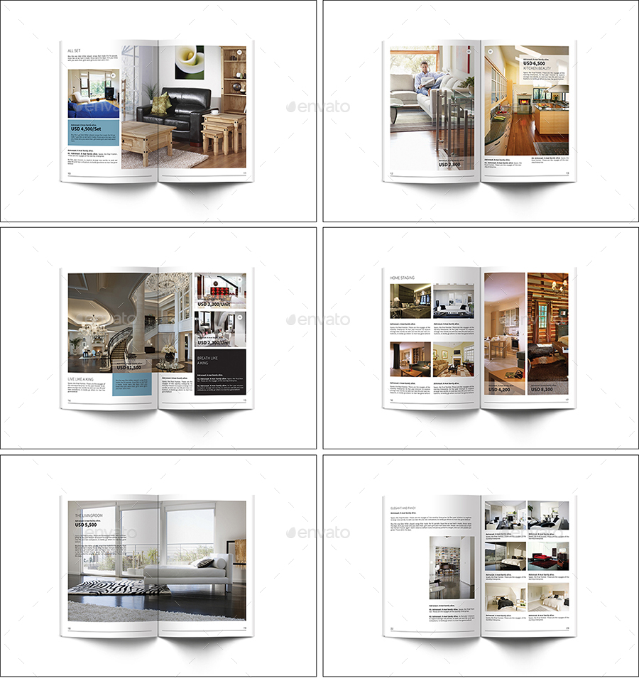 Interior Design Brochure, Print Templates | GraphicRiver