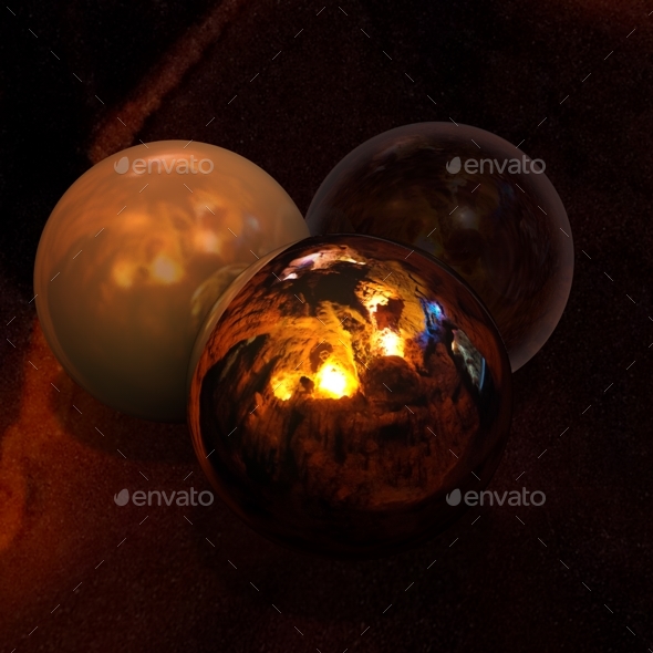 Dark Orange Cave HDRI by Lucky_Fingers | 3DOcean