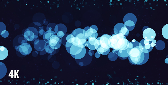 Flat Blue Particles, Motion Graphics | VideoHive