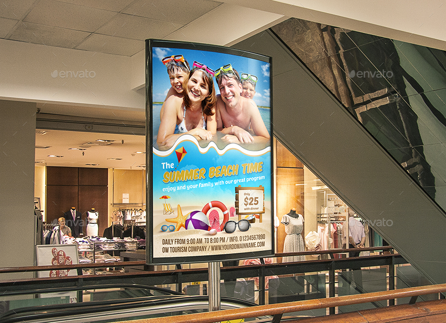 Summer Beach Poster Template, Print Templates | GraphicRiver