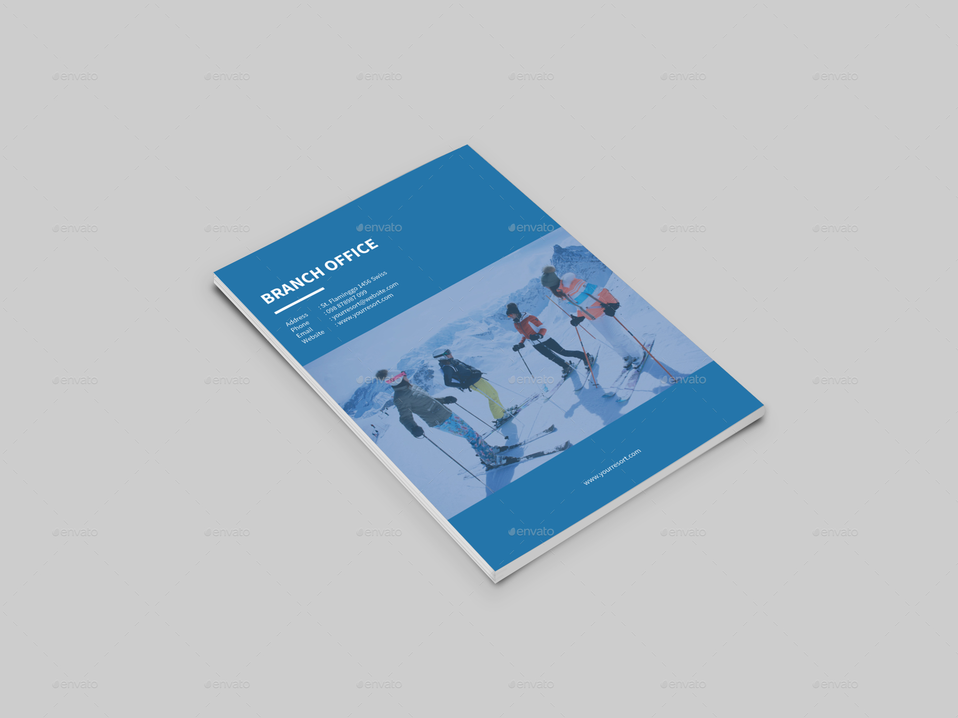 Clean Brochure Template, Print Templates | GraphicRiver