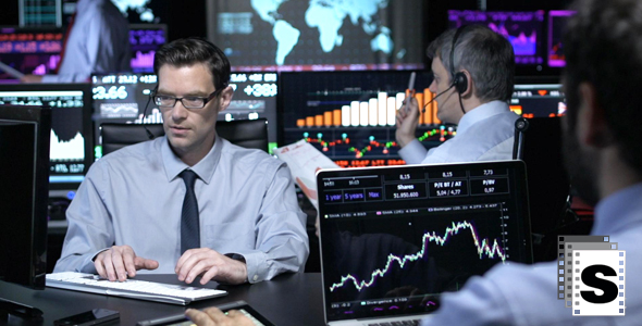 Stock Market Office Workers, Stock Footage | VideoHive