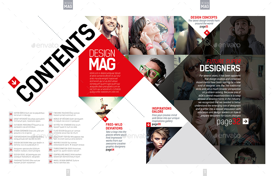 Magazine Template Bundle - InDesign Layout V4, Print Templates ...