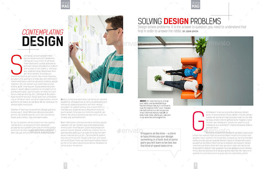 Magazine Template Bundle - InDesign Layout V4, Print Templates ...