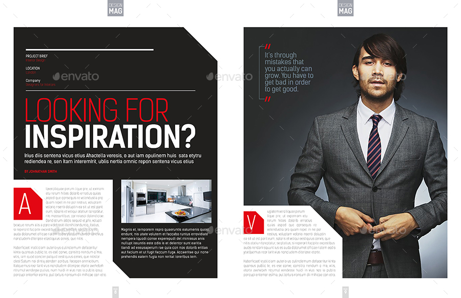 Magazine Template Bundle - InDesign Layout V4, Print Templates ...