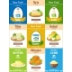 Milk Products Poster Set, Vectors | GraphicRiver