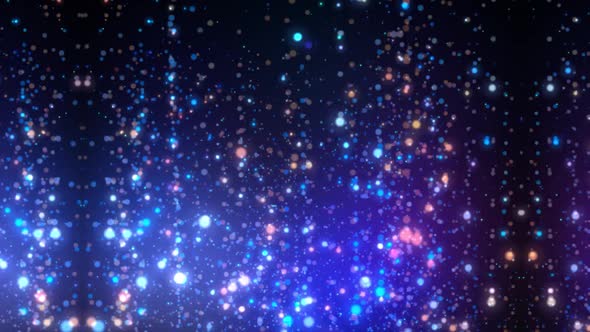 Glowing Particle Falling, Motion Graphics | VideoHive