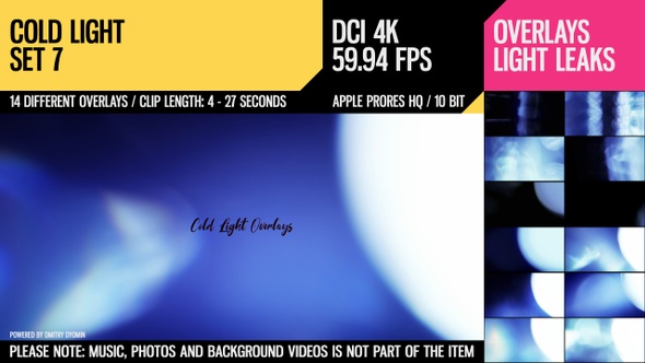 Cold Light Overlays (4K Set 7), Motion Graphics | VideoHive