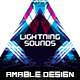Lightning Sounds Flyer/Poster, Print Templates | GraphicRiver