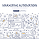Marketing Automation Doodle Concept, Vectors | GraphicRiver