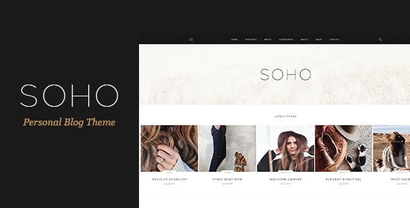 SOHO - Personal Blog PSD Template for Travelers and Dreamers by MontaukCo
