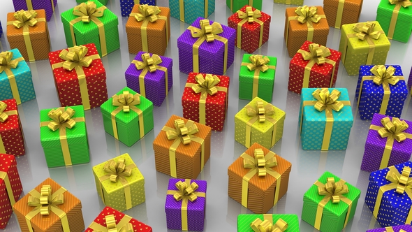Animated Gift Boxes, Motion Graphics | VideoHive