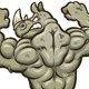Strong Rhino, Vectors | GraphicRiver