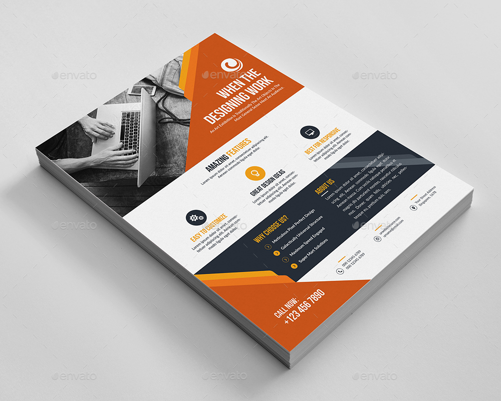 Web Design Flyer, Print Templates | GraphicRiver