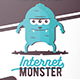 Internet Monster Flyer Template, Print Templates | GraphicRiver