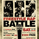 Freestyle Rap Battle Flyer Template V5 by lou606 | GraphicRiver