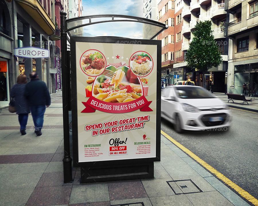 Restaurant Advertising Bundle Vol11, Print Templates | GraphicRiver