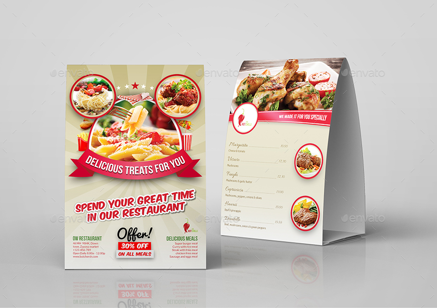 Restaurant Advertising Bundle Vol11, Print Templates | GraphicRiver