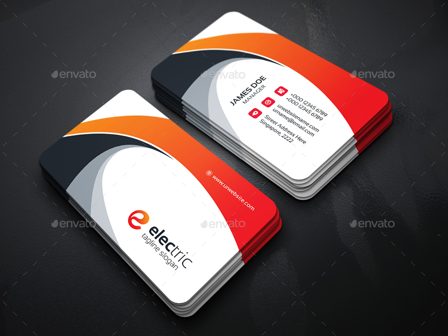 Business Card Bundle 2 in 1, Print Templates | GraphicRiver