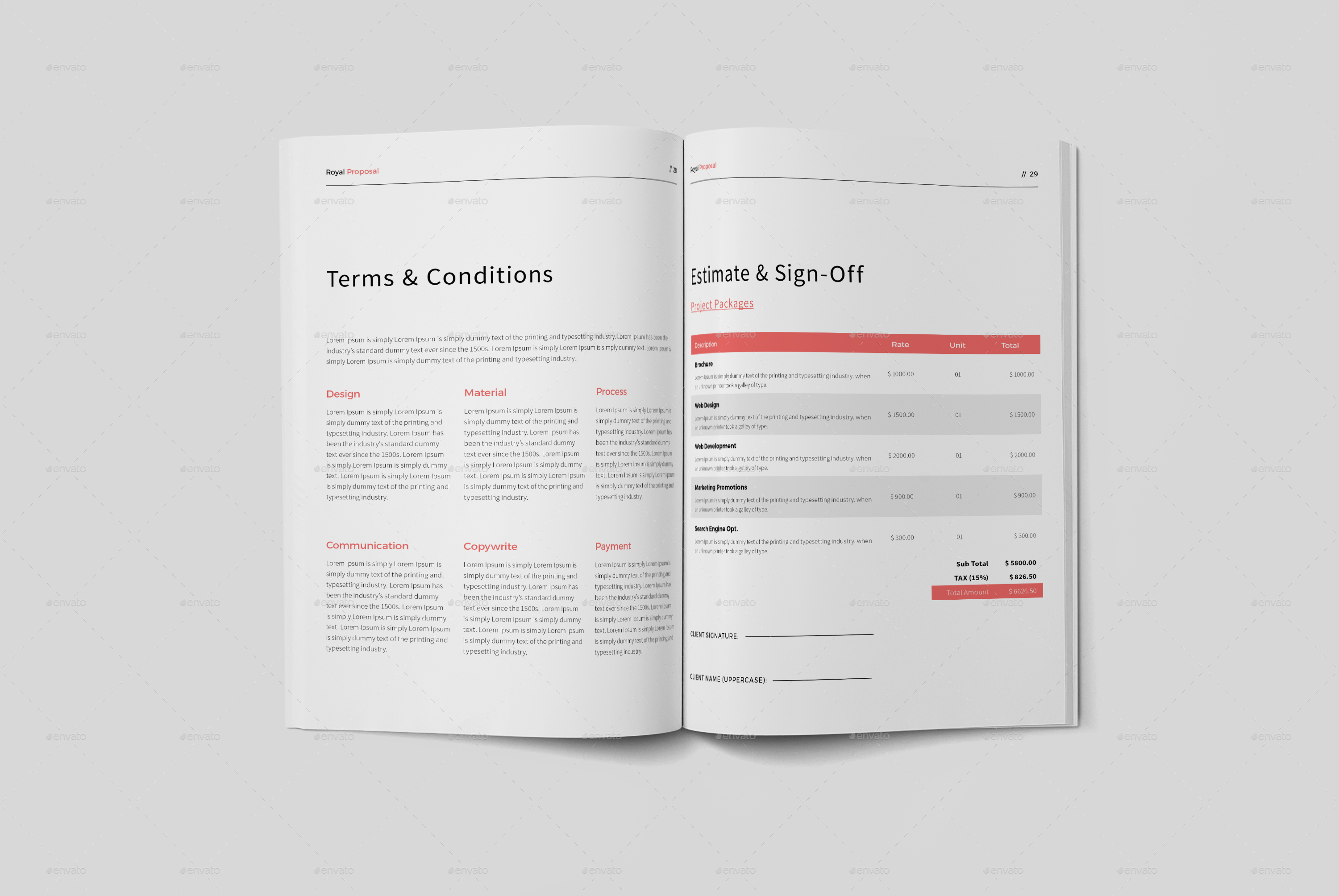 Proposal, Print Templates | GraphicRiver