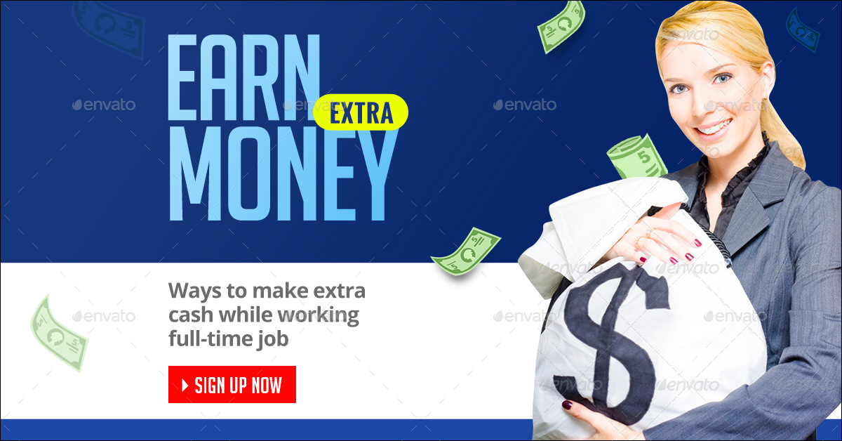 Make Money Online Banners by Hyov | GraphicRiver