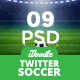Soccer Twitter Headers - 09 PSD, Web Elements | GraphicRiver