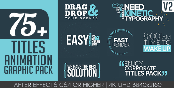 Titles Animation Graphic Pack by ouss | VideoHive