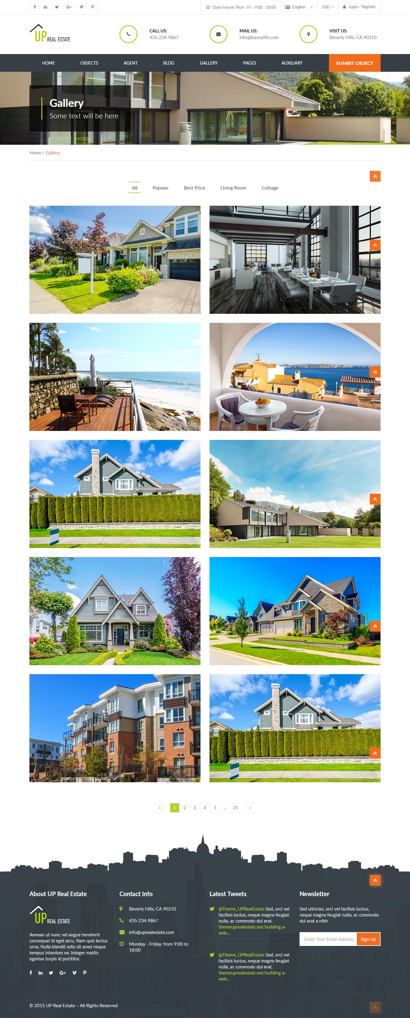 UP Real Estate HTML Template - Unlimited Potential for your Real Estate ...