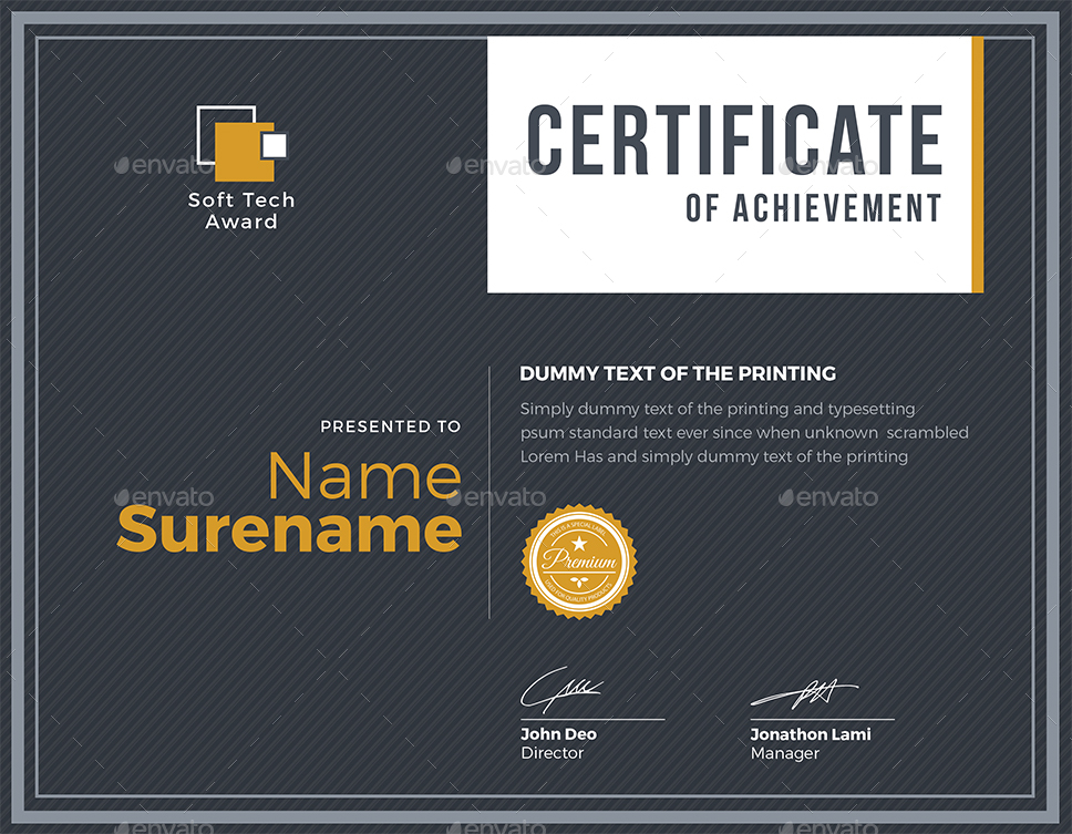 Certificate, Print Templates | GraphicRiver