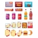 Vending Machine Products Packaging Flat Icons, Vectors | GraphicRiver