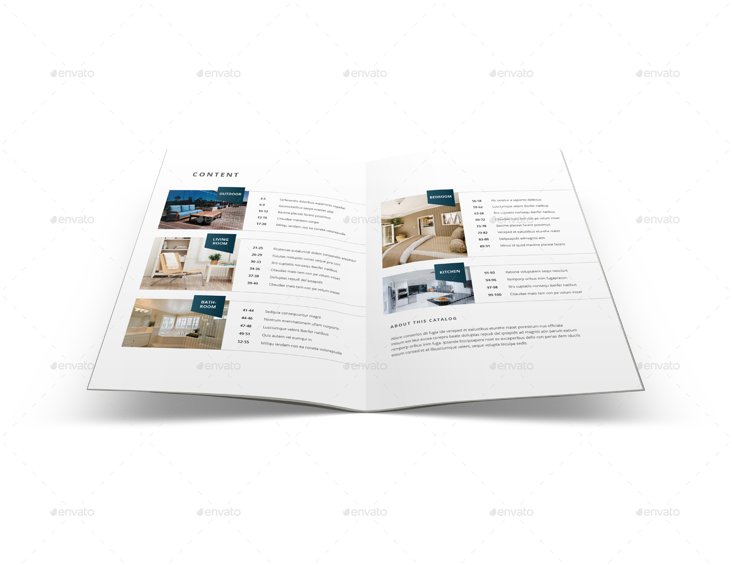 Home Design Product Catalog, Print Templates | GraphicRiver