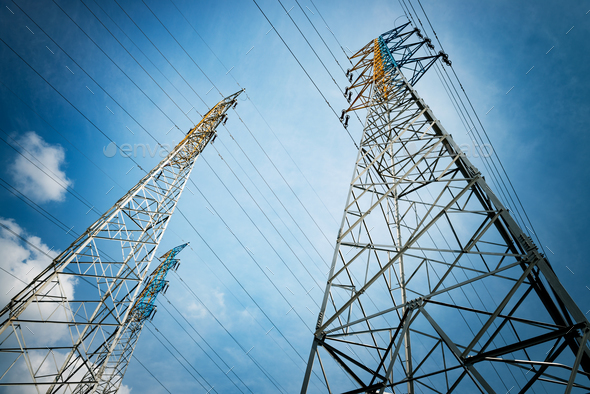 pylon Stock Photo by liufuyu | PhotoDune