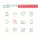 Types of Insurance - Line Design Icons Set, Vectors | GraphicRiver