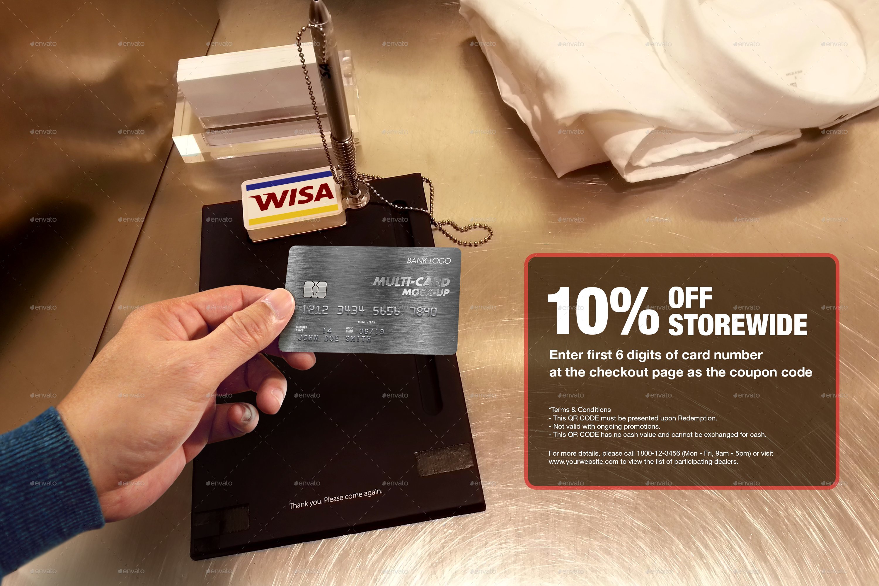 Multi-Card Mock-up v2, Graphics | GraphicRiver