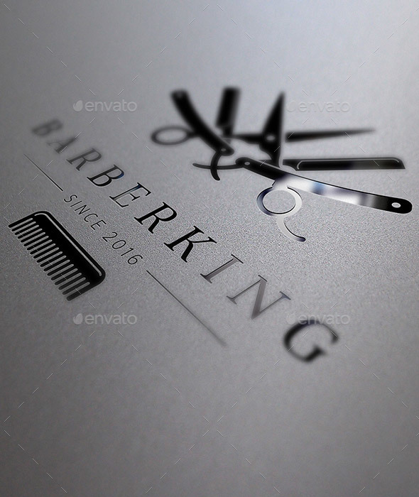 Barberking Logo, Logo Templates | GraphicRiver