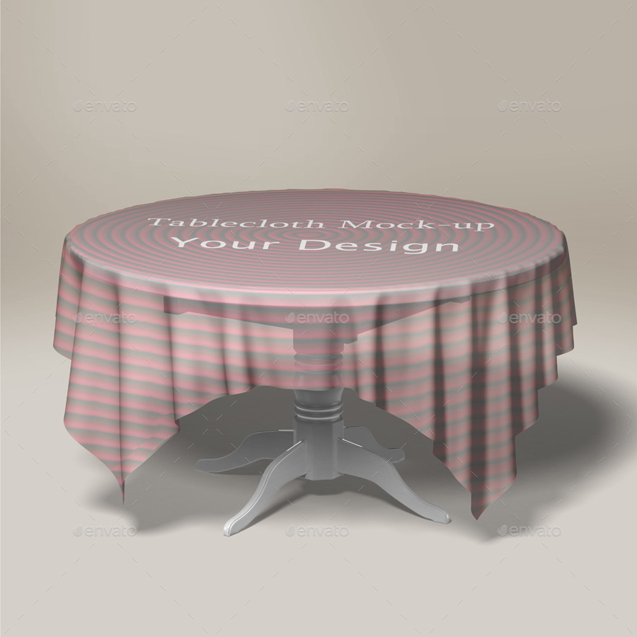 Tablecloth Mock-up by maxtecb | GraphicRiver