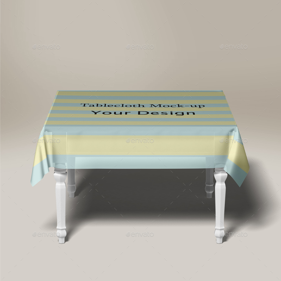 Tablecloth Mock-up, Graphics | GraphicRiver