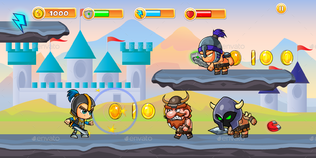 Knight Adventure Game Assets 20, Game Assets | GraphicRiver