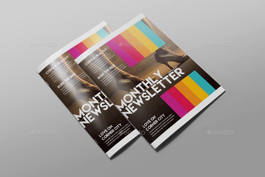 Modern Colorful Newsletter Vol. 3, Print Templates | GraphicRiver