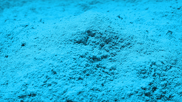 Blue Powder Rotating, Stock Footage | VideoHive
