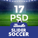 Soccer Sliders - 17 PSD, Web Elements | GraphicRiver