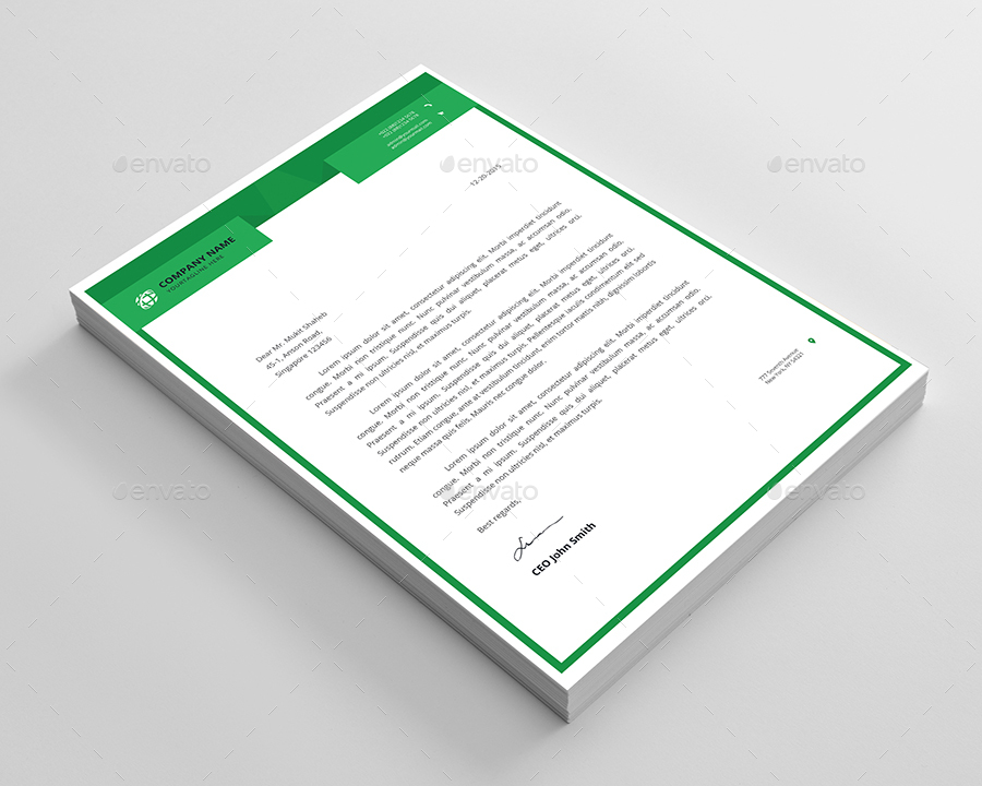Corporate Letterhead Bundle, Print Templates | GraphicRiver