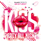 Kiss Party Flyer, Print Templates | GraphicRiver